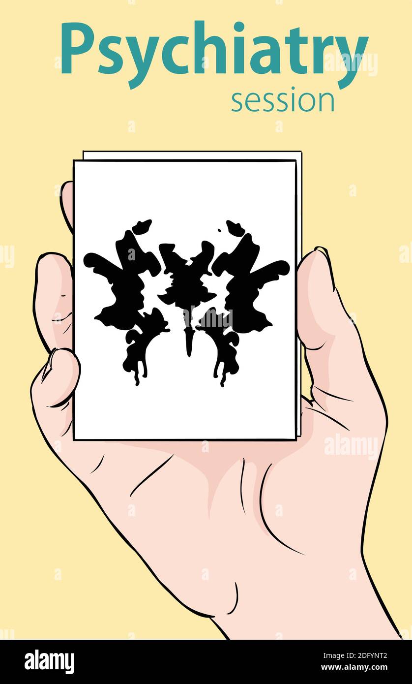 The rorschach inkblot test Stock Vector Images - Alamy