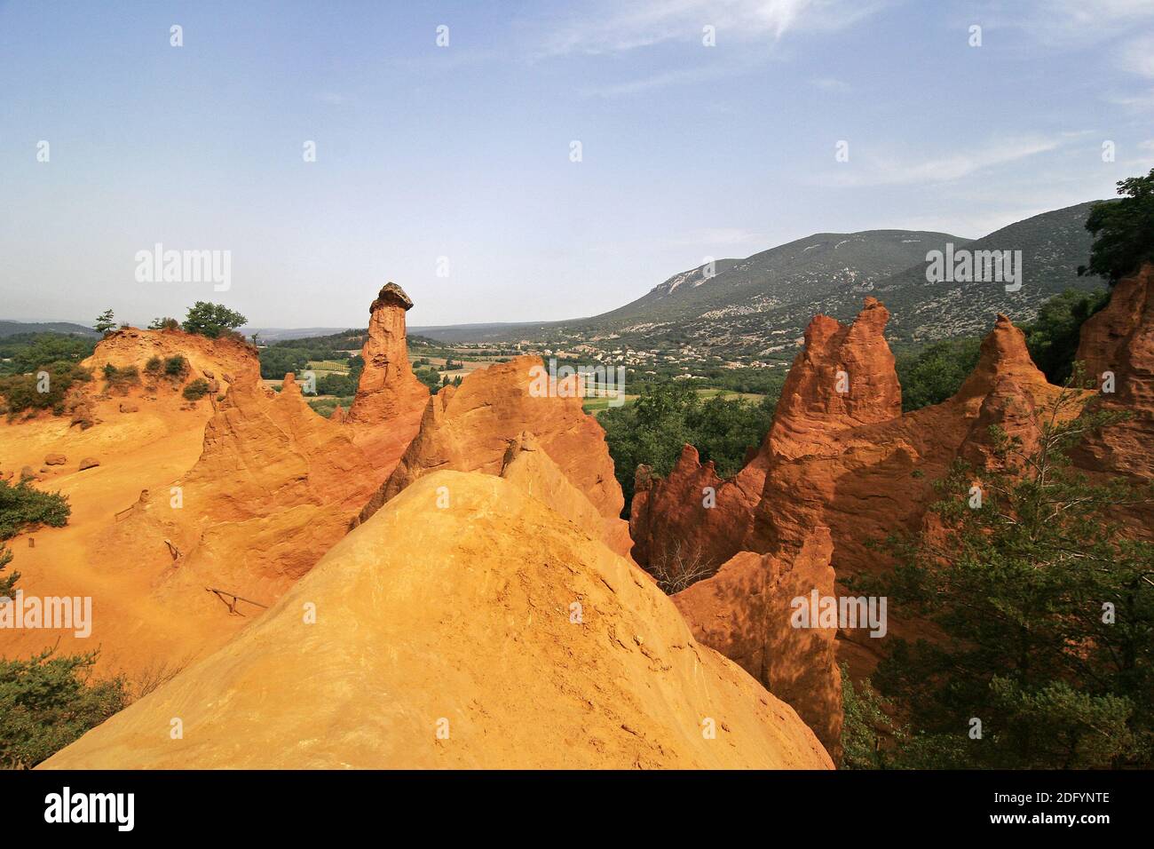 At Rustrel, ochres Stock Photo - Alamy