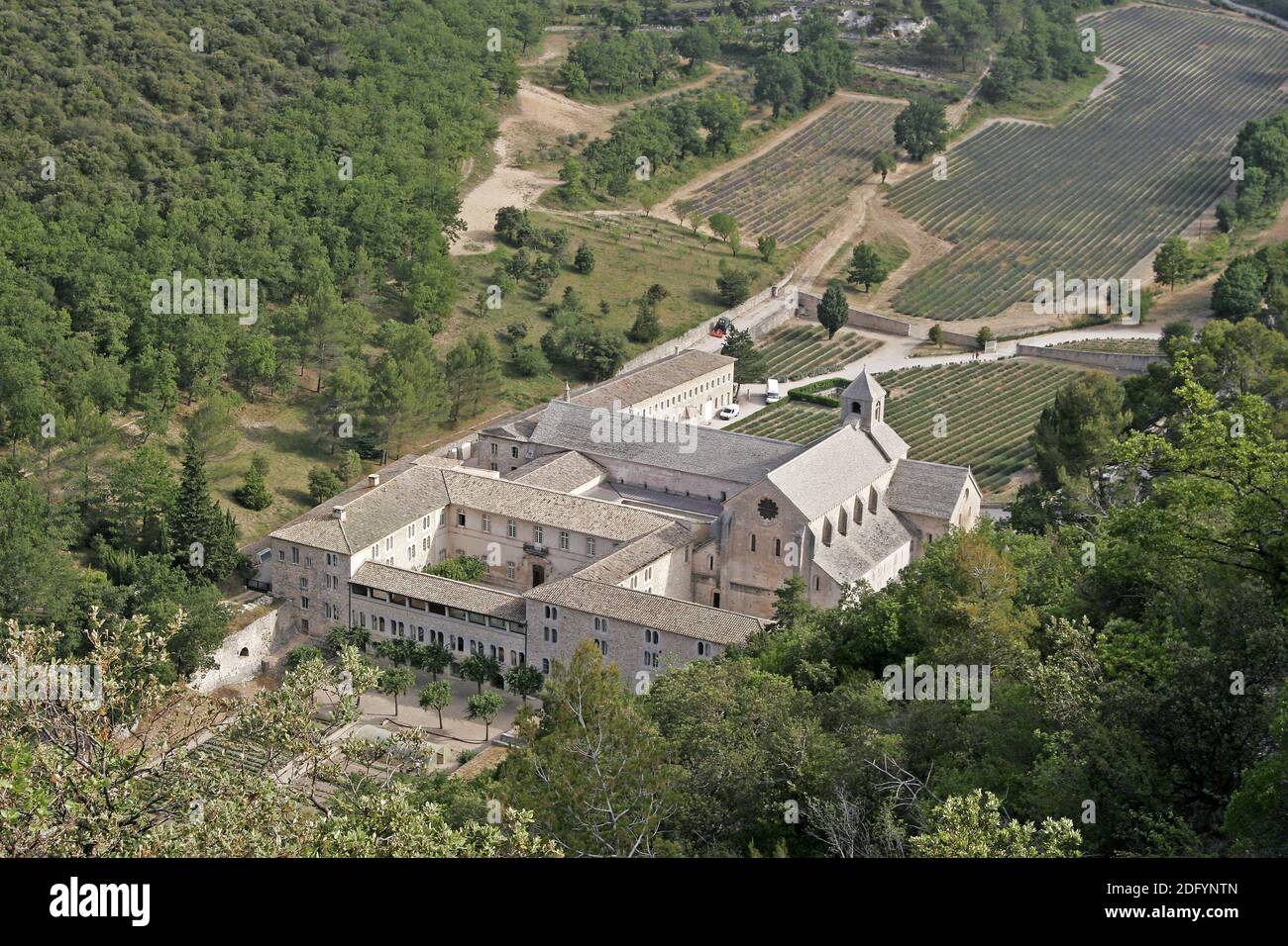 Abbaye Notre-Dame de Senanque Stock Photo - Alamy