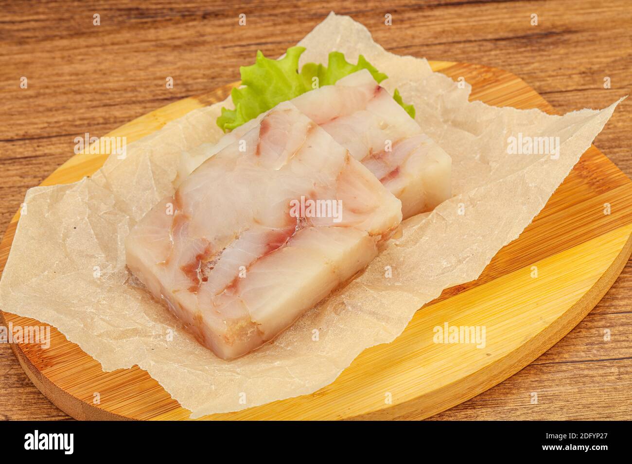 Raw dietary pollock fish fillet for cooking Stock Photo - Alamy