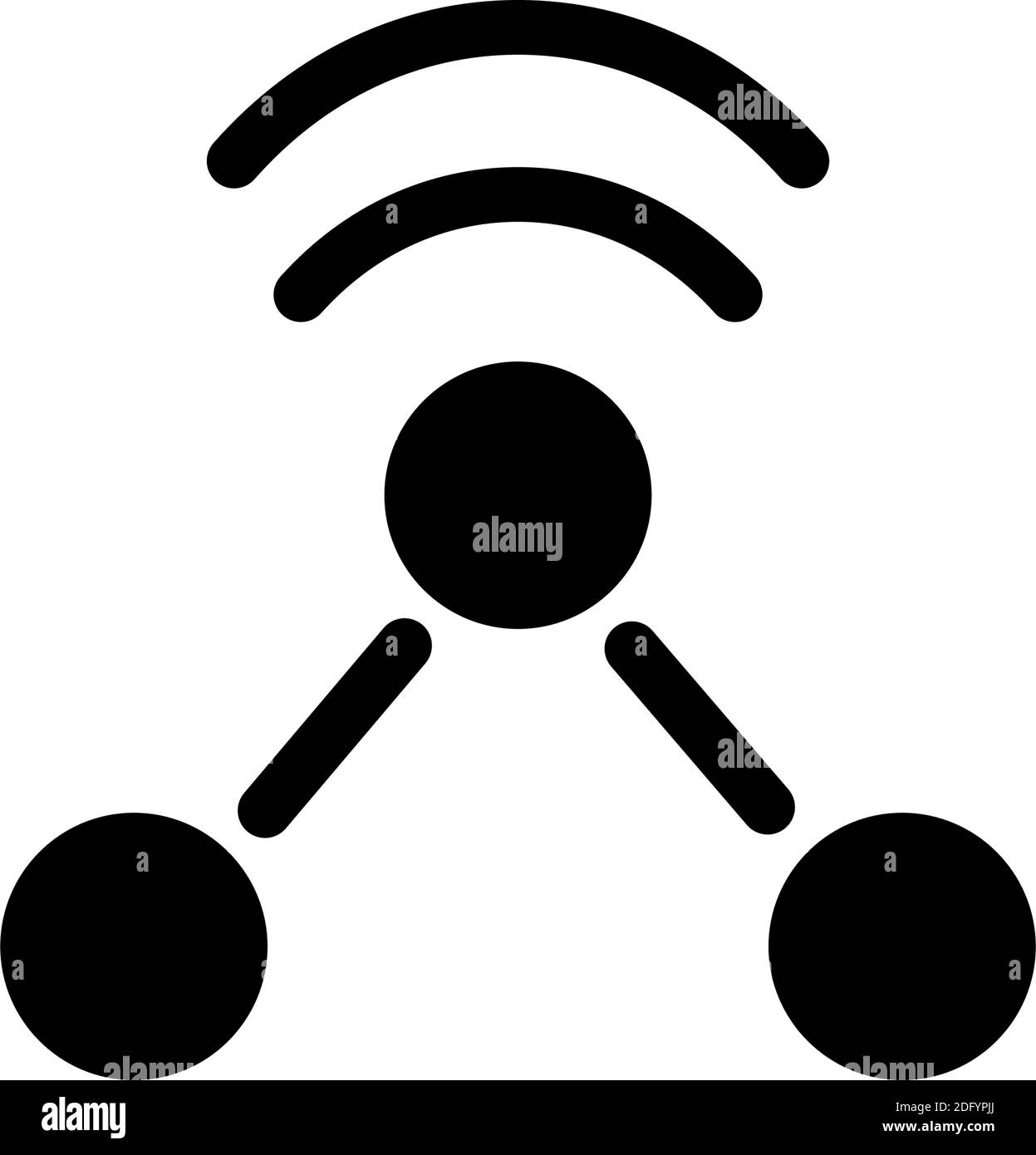 Share black glyph icon Stock Vector Image & Art - Alamy