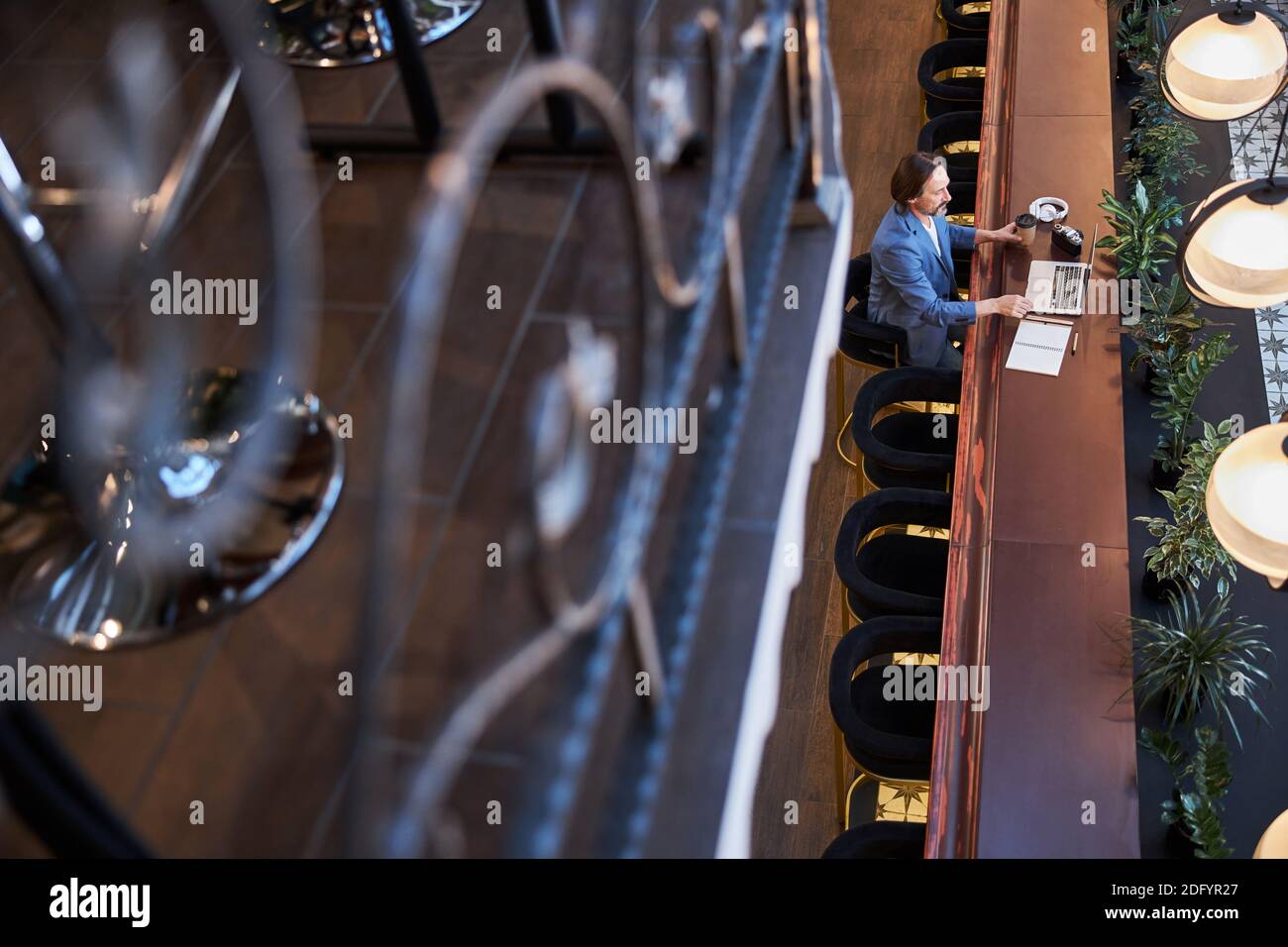 Concentrated businessman running work hi-res stock photography and ...