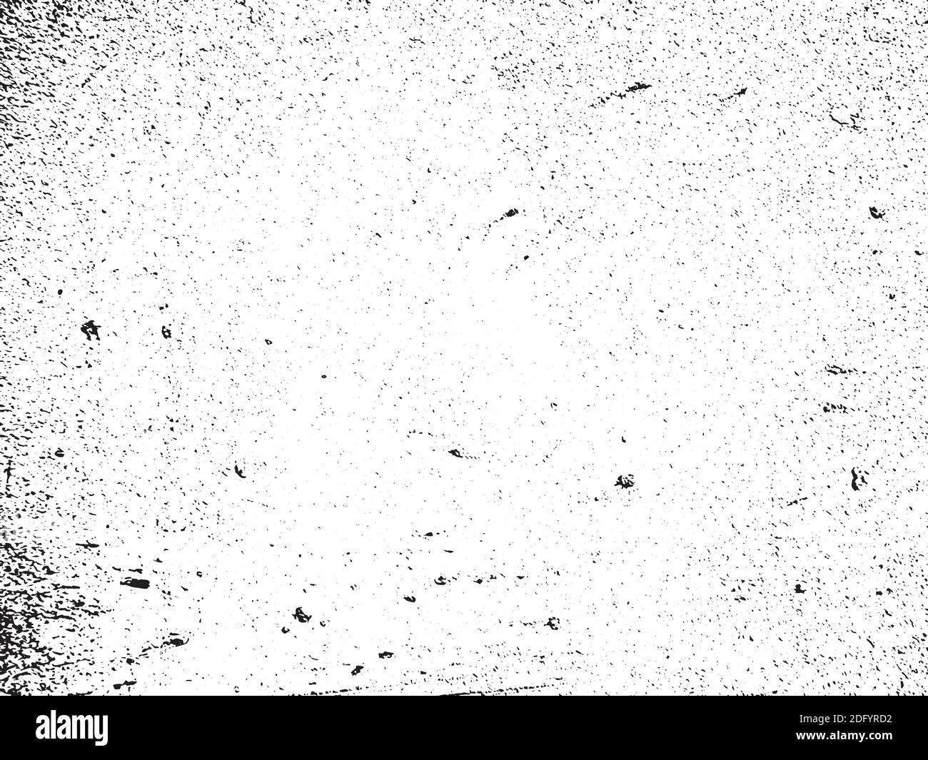 Black and white grunge. Distress overlay texture. Abstract surface dust ...