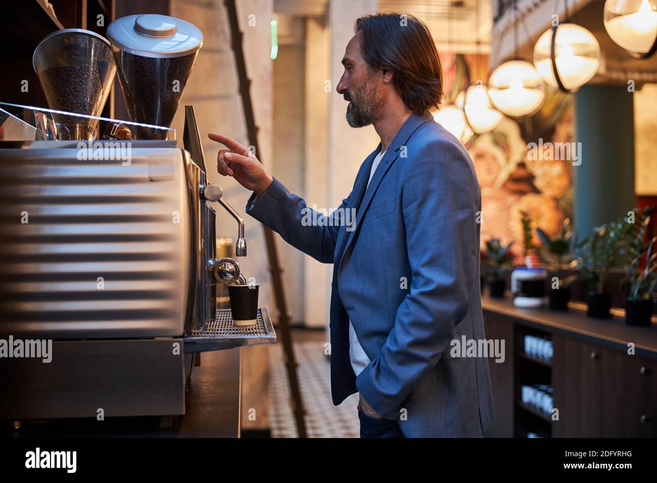 Kitchenette coffee machine hi-res stock photography and images - Alamy