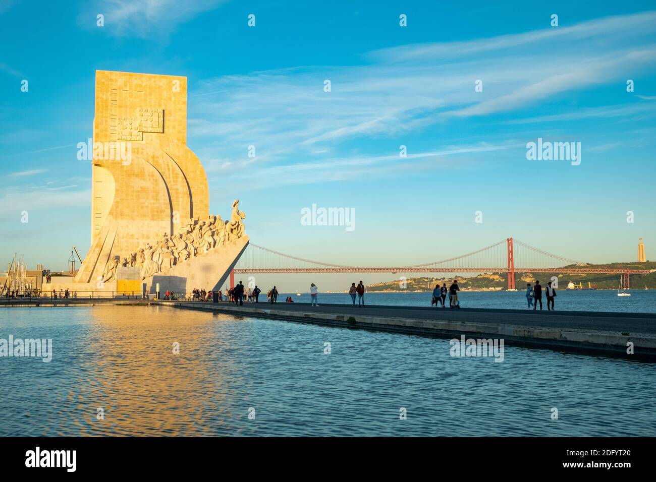 Monument to Discoveries in the Belem district, Lisbon Stock Photo - Alamy