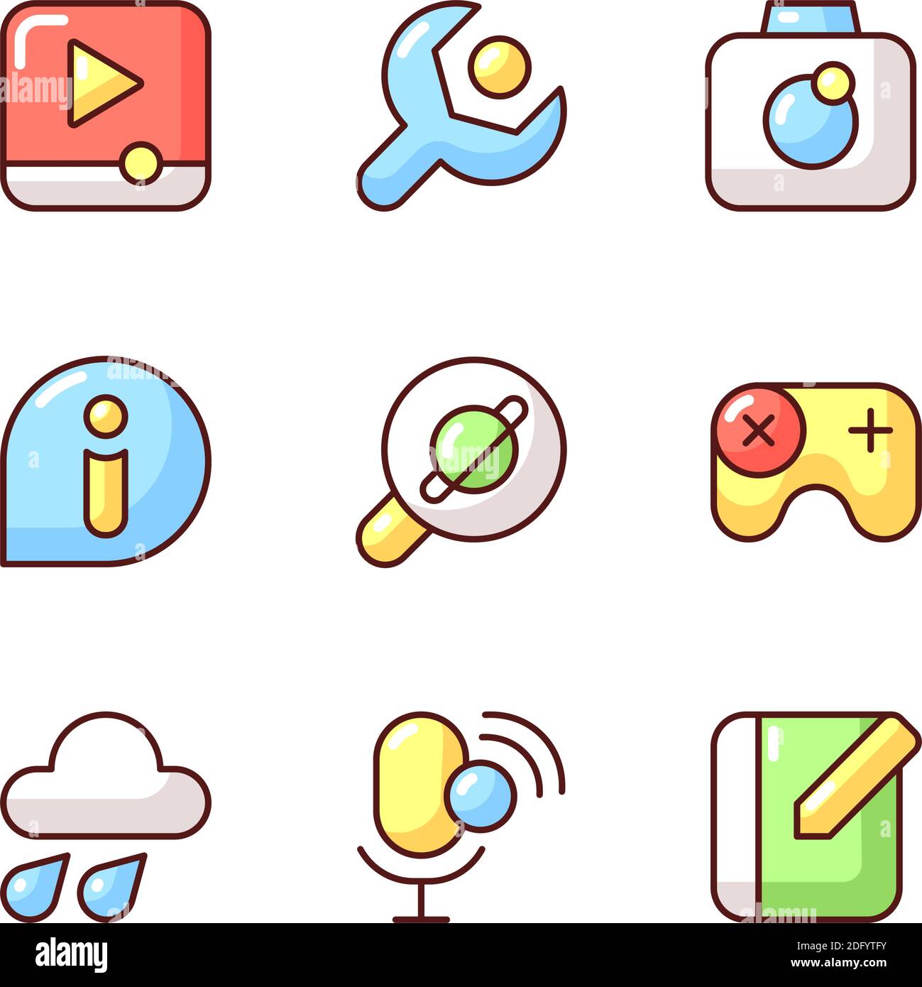 Camera interface voice Cut Out Stock Images & Pictures - Alamy