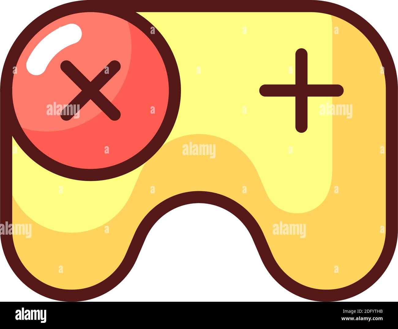 Games app RGB color icon Stock Vector Image & Art - Alamy