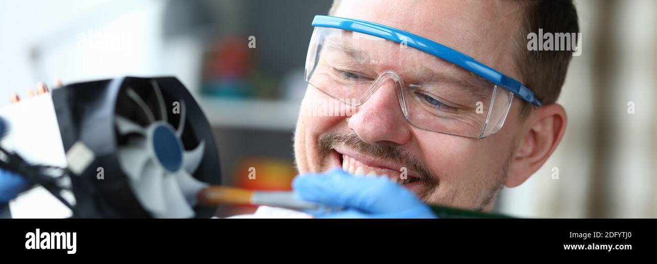 Joyful adult in good mood Stock Photo - Alamy