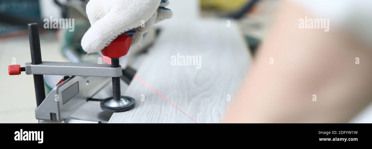 Handyman and drill machine Stock Photo - Alamy