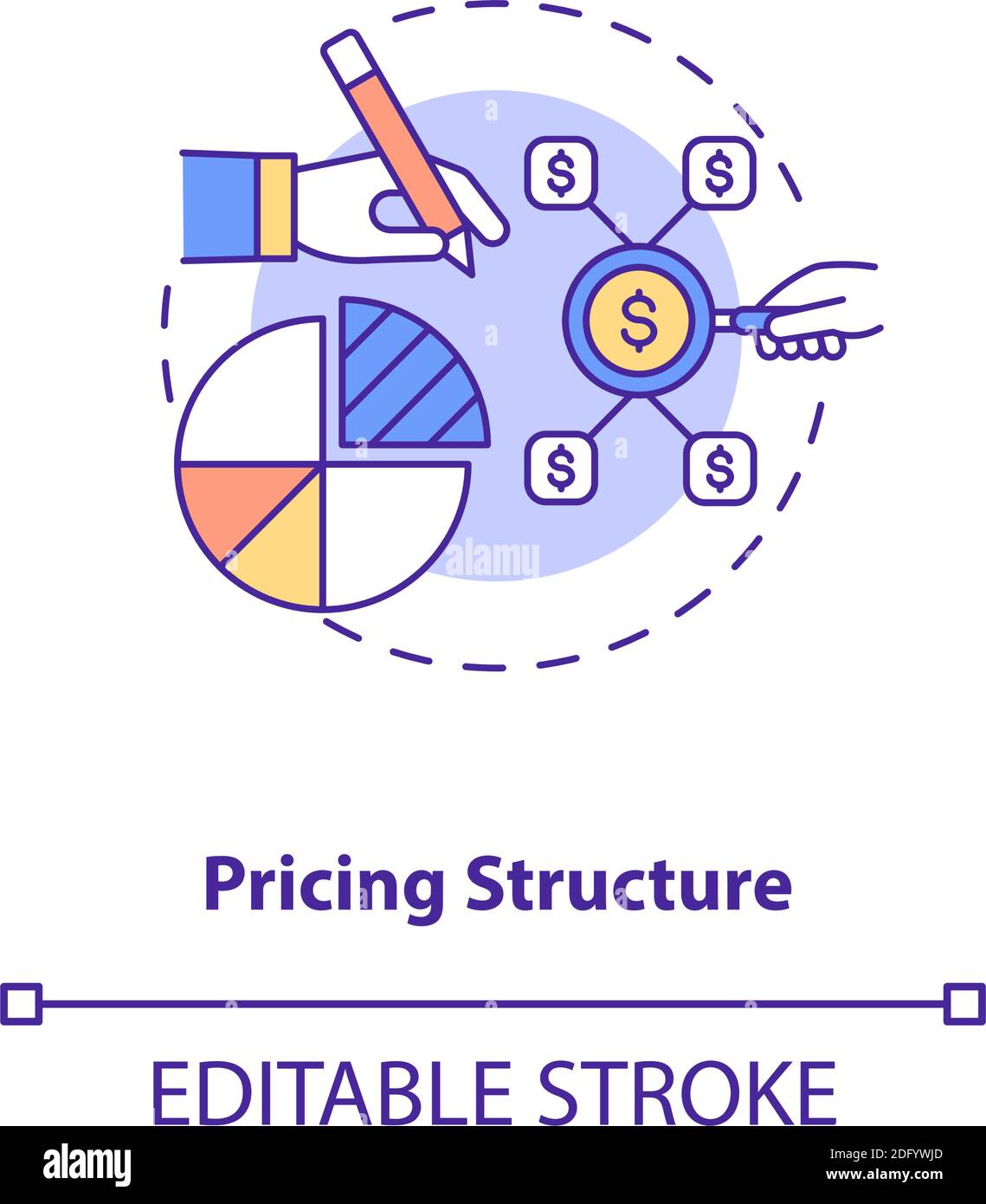 Pricing structure concept icon Stock Vector Image & Art - Alamy