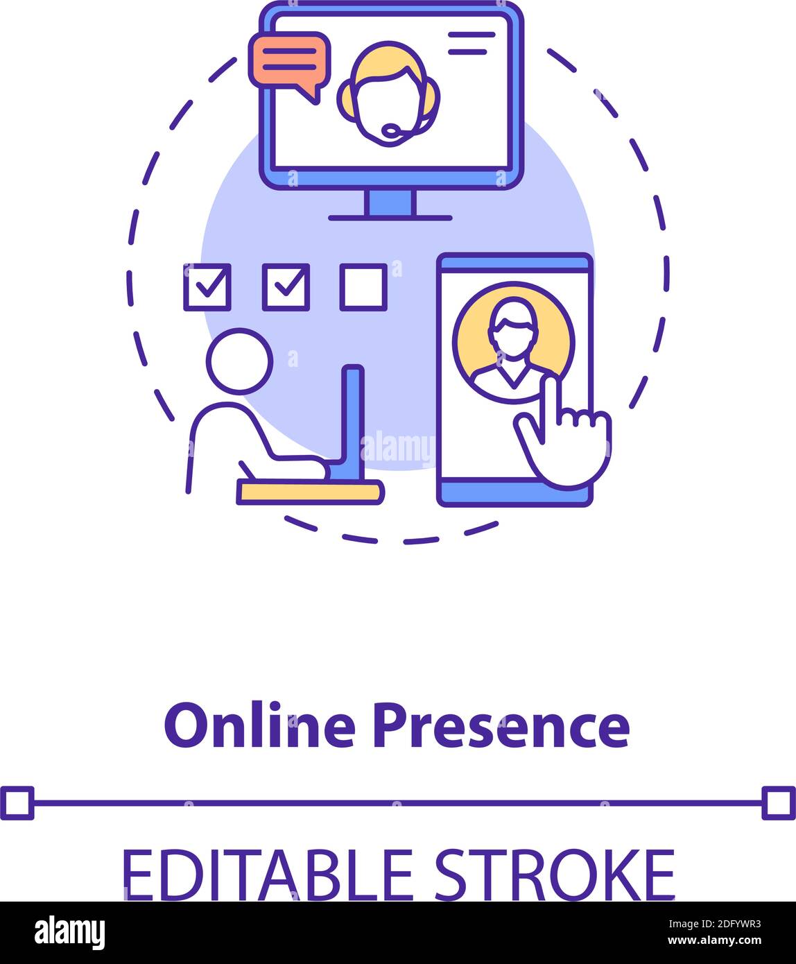 Internet presence management hi-res stock photography and images - Alamy