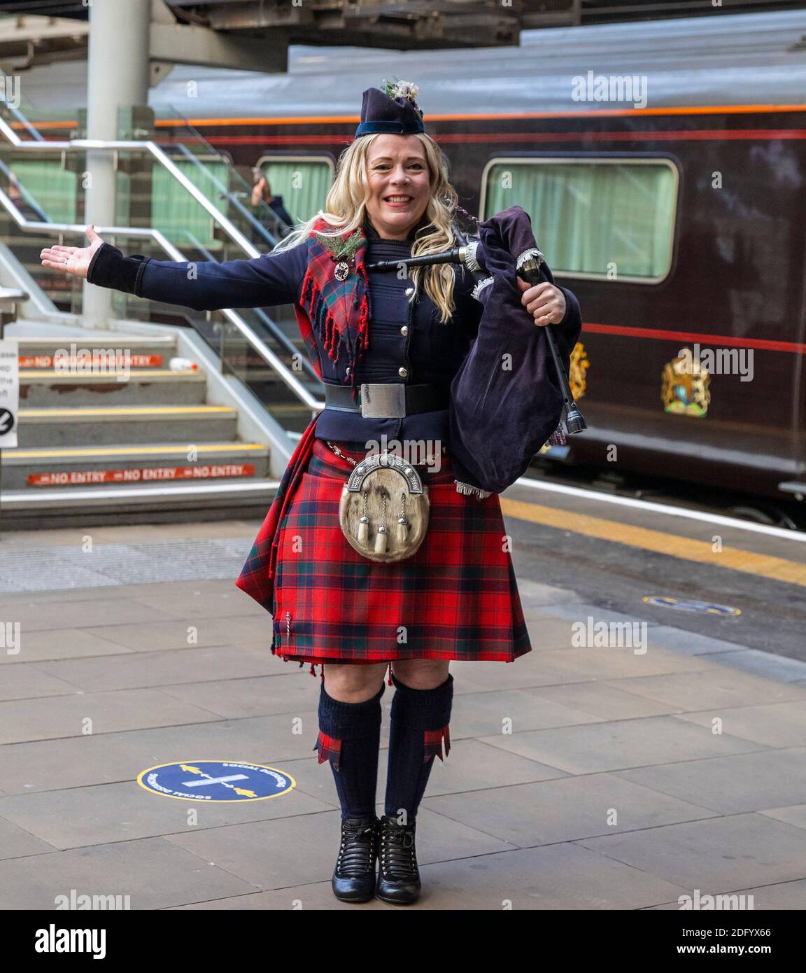 Piper Louise Marshall awaits the arrival of the Duke and Duchess of ...