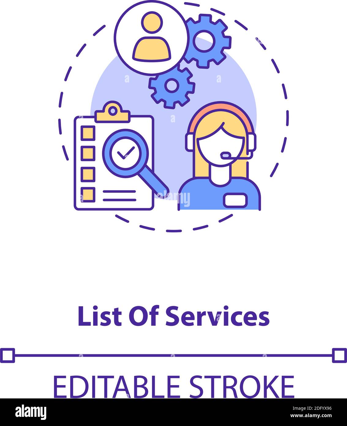 List of services concept icon Stock Vector Image & Art - Alamy