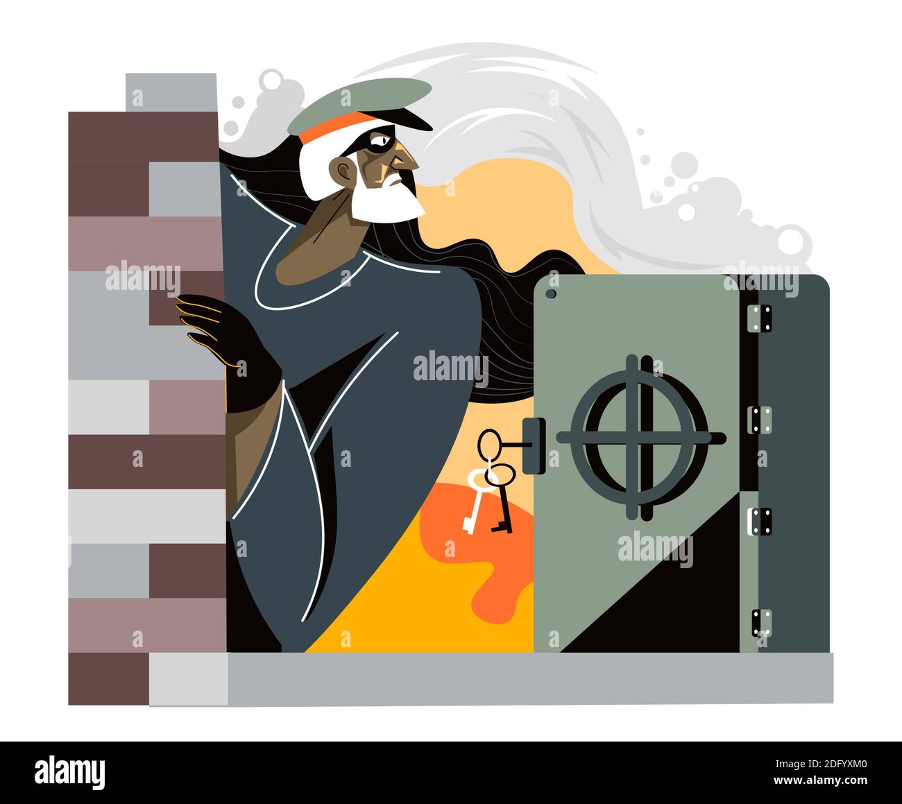 Robbery and burglary Stock Vector Images - Alamy