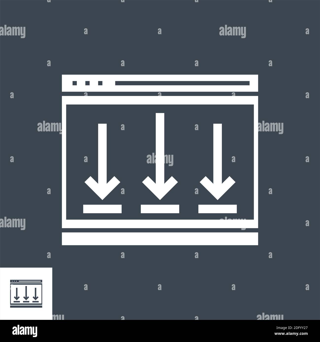 Web landing page template Stock Vector Images - Alamy