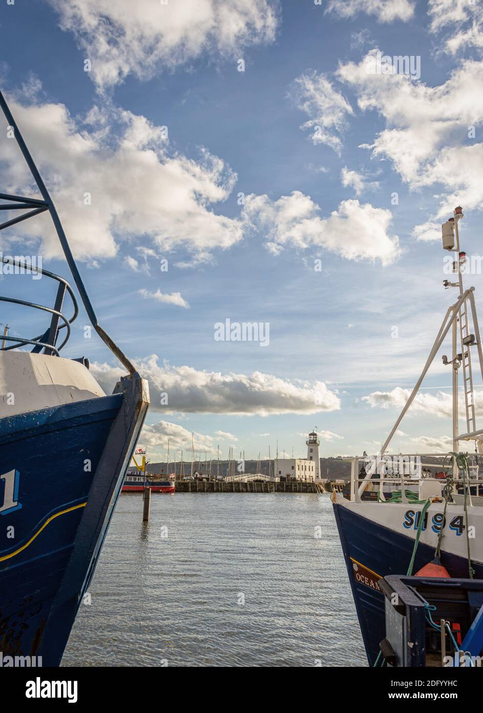 Two blue trawlers hi-res stock photography and images - Alamy