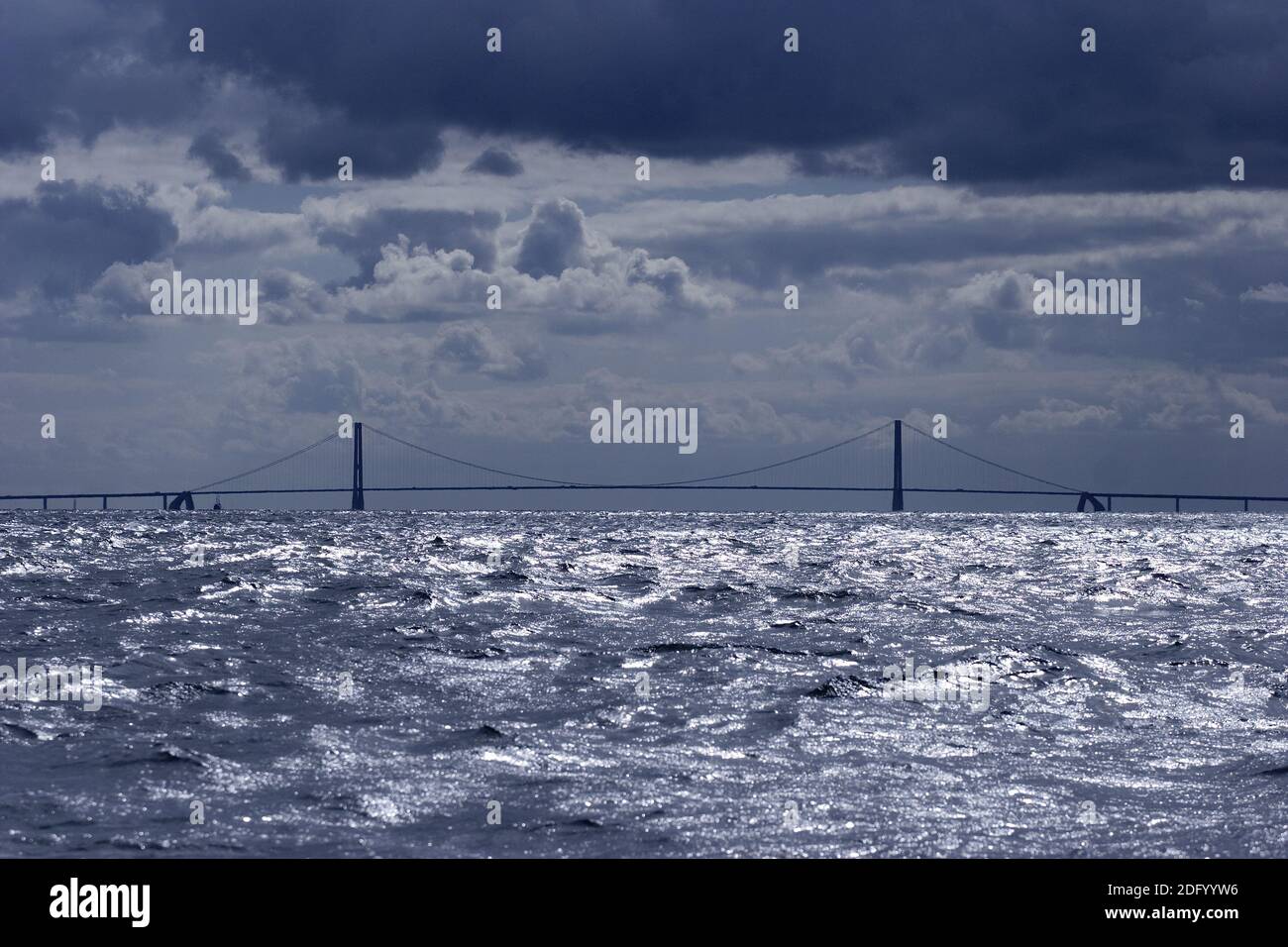 Great Belt bridge, Danemark Stock Photo - Alamy