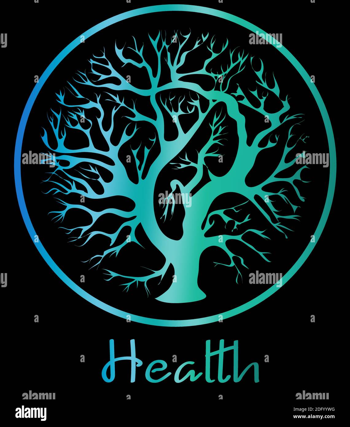 Reflective trees Stock Vector Images - Alamy