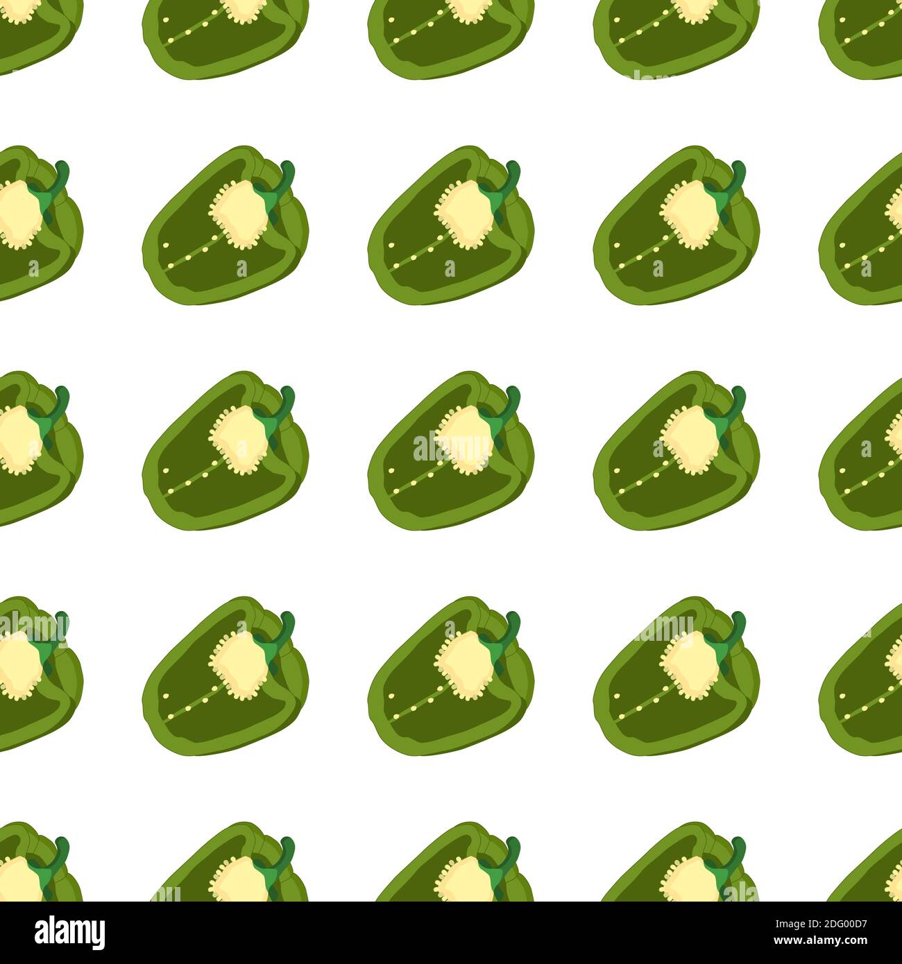 Illustration on theme of bright pattern bell pepper, vegetable capsicum ...