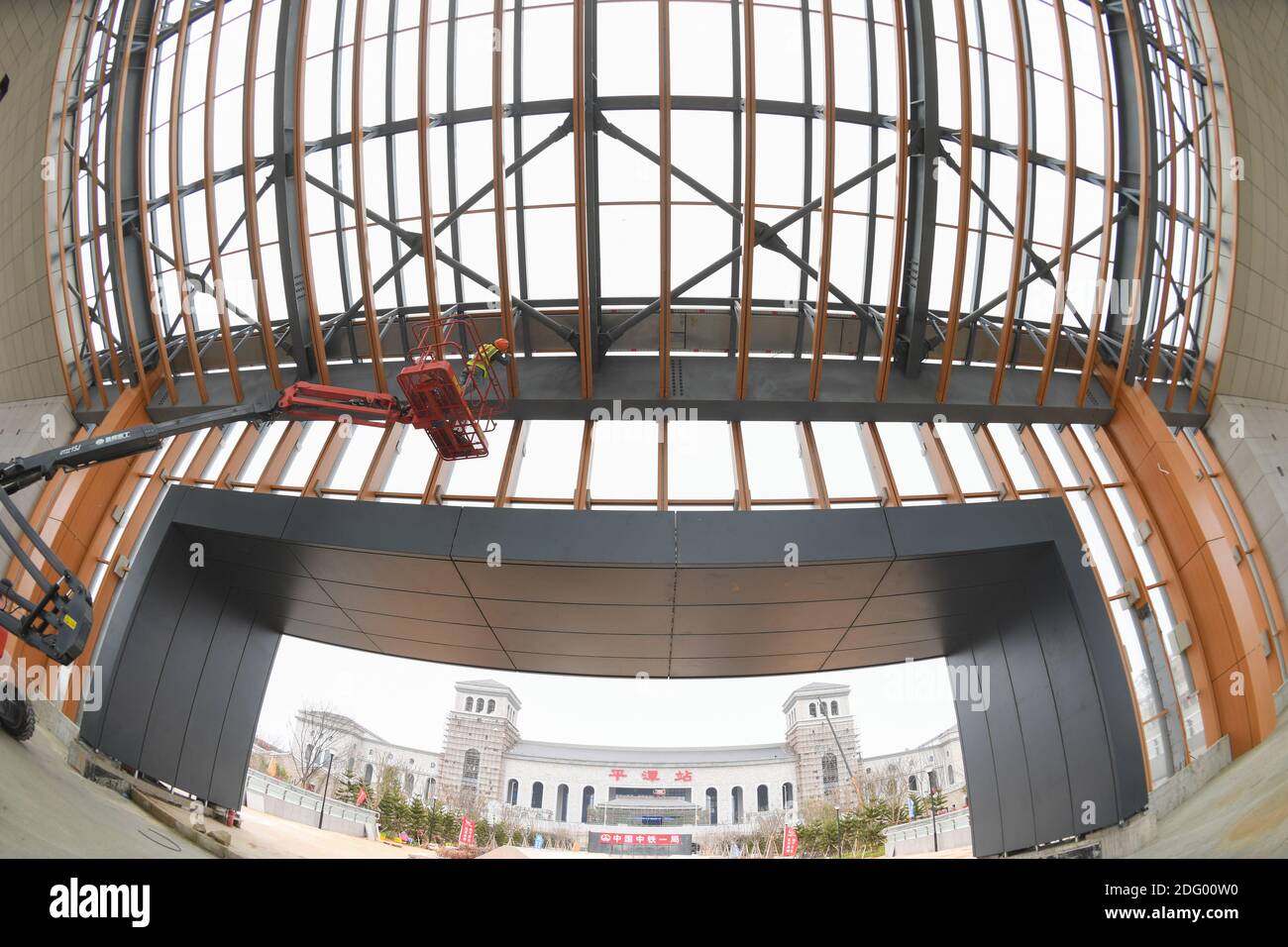 Fujian Province, China. 07th Dec, 2020. An employee of the China ...