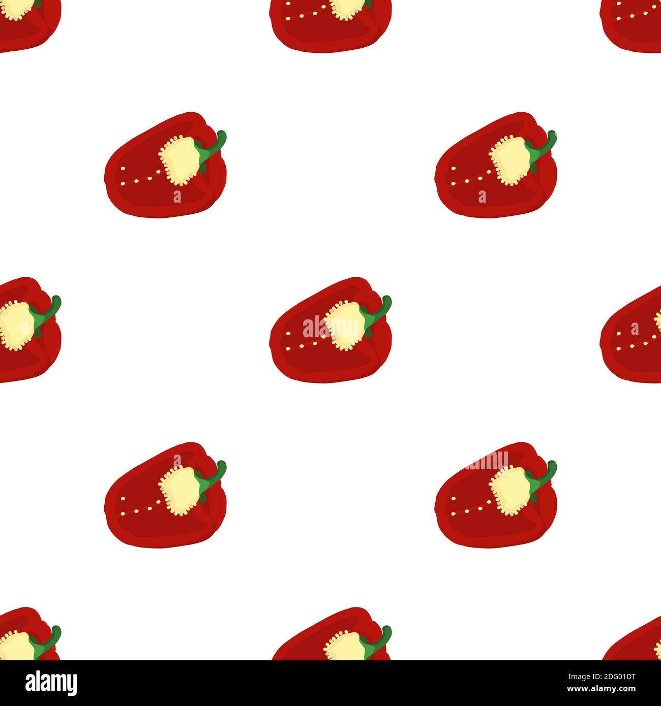 Illustration on theme of bright pattern bell pepper, vegetable capsicum ...