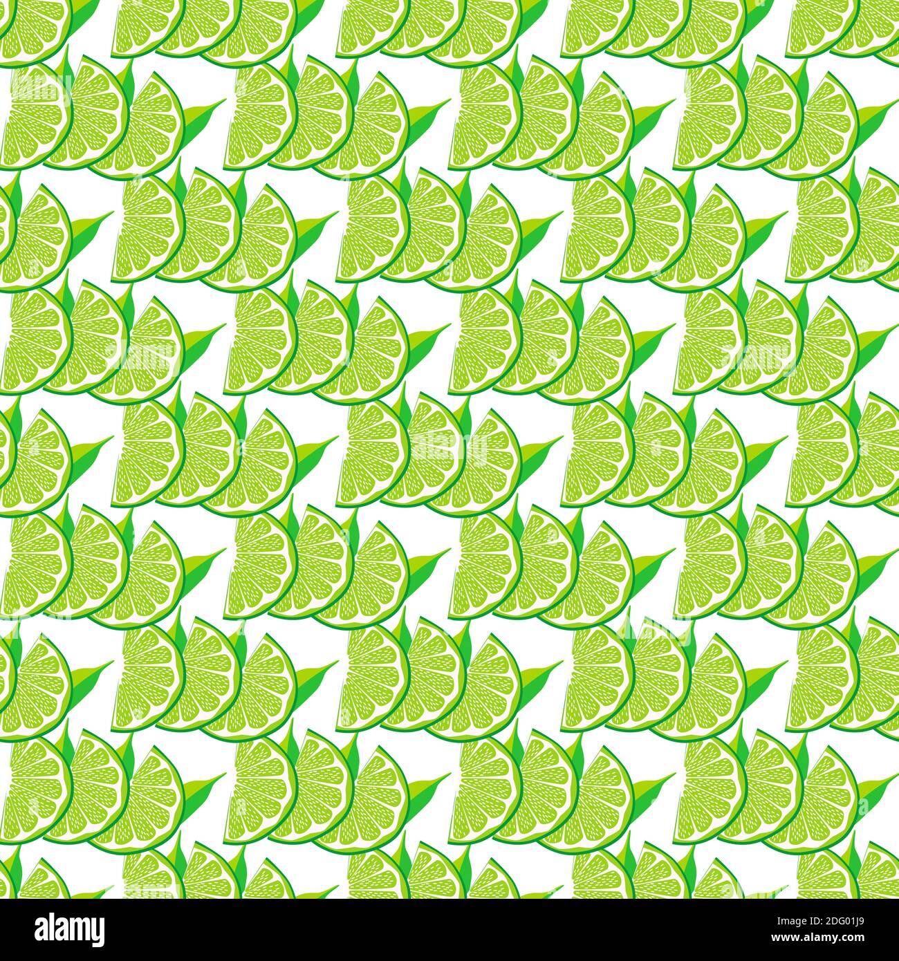 Illustration on theme big colored seamless green lime, bright fruit ...