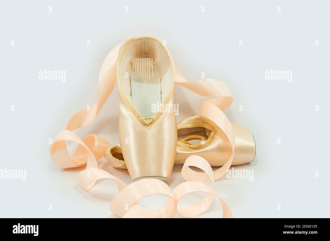 Pointe shoes classical ballerina shoes for ballet classes isolated on ...