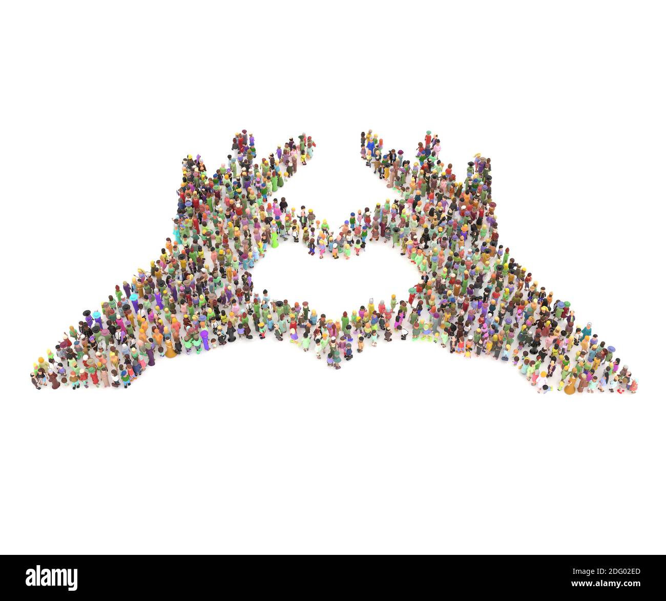 Large crowd of people seen from above hi-res stock photography and ...