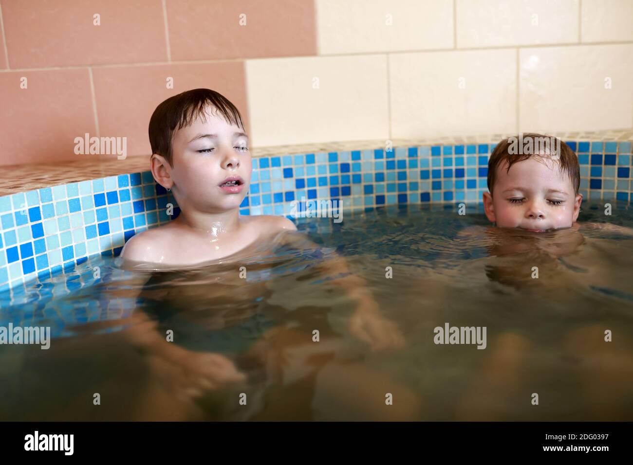 Sauna Family Child High Resolution Stock Photography and Images - Alamy