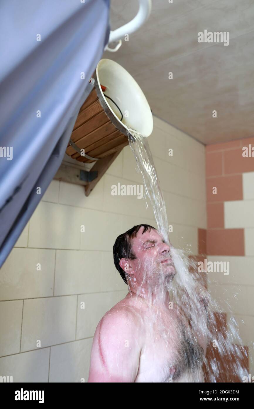 Throwing Bucket Water High Resolution Stock Photography and Images - Alamy