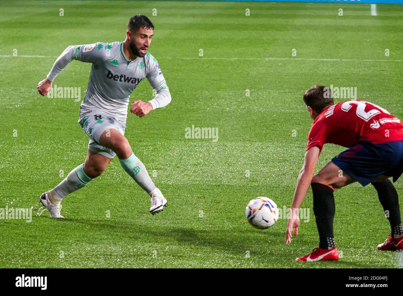 Nabil Fekir of Real Betis during the Spanish championship La Liga ...
