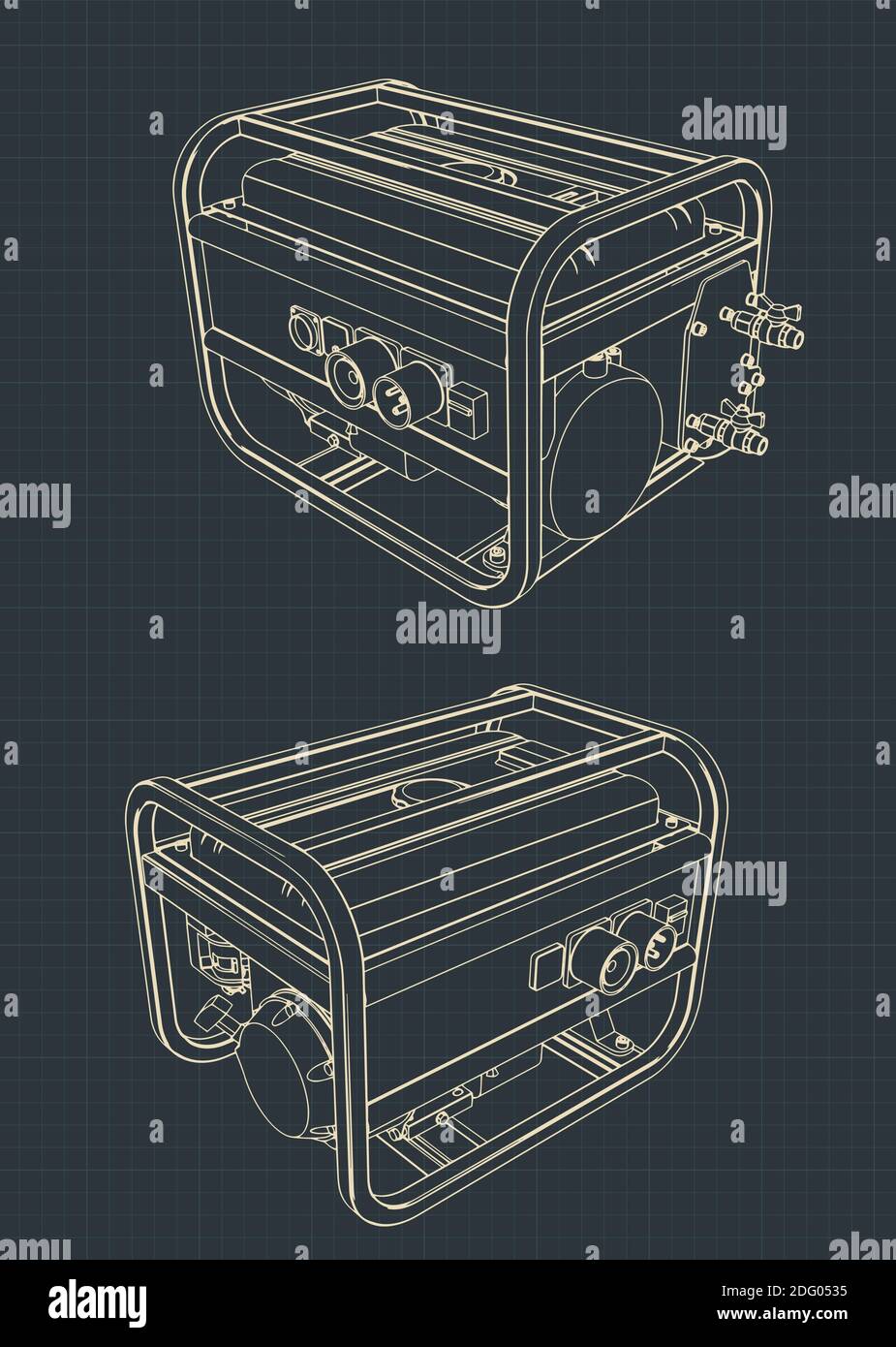 Petrol generator Stock Vector Images - Alamy