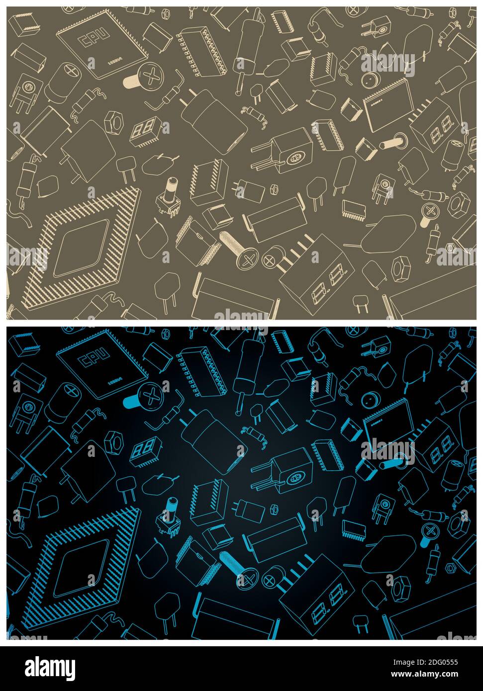 Circuitry vector vectors hi-res stock photography and images - Alamy