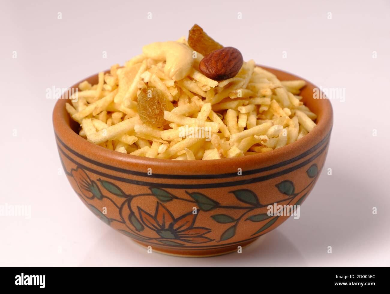 Indian style deep fried snacks falahari chivda- chivda or mixture ...