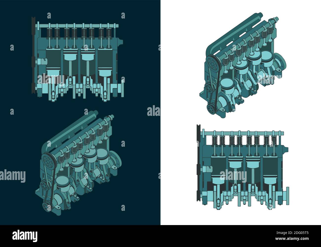Engine cutaway hi-res stock photography and images - Alamy
