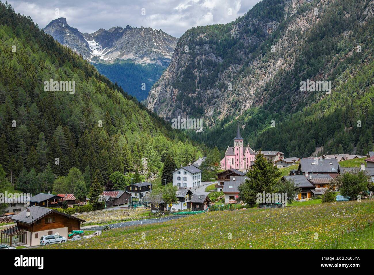 Trient valais village hi-res stock photography and images - Alamy