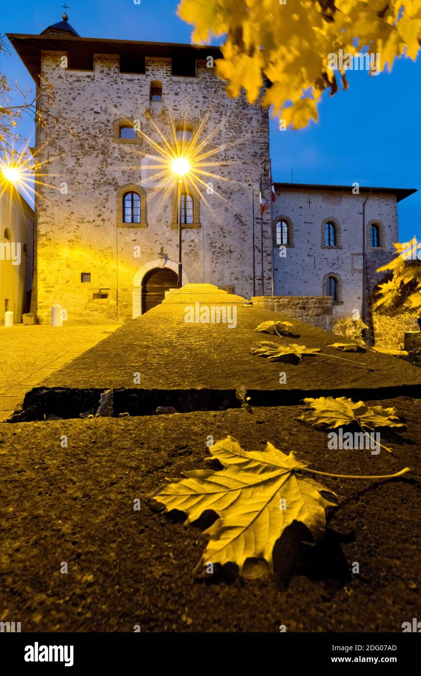 The Roccabruna castle is a medieval building in the village of Fornace ...