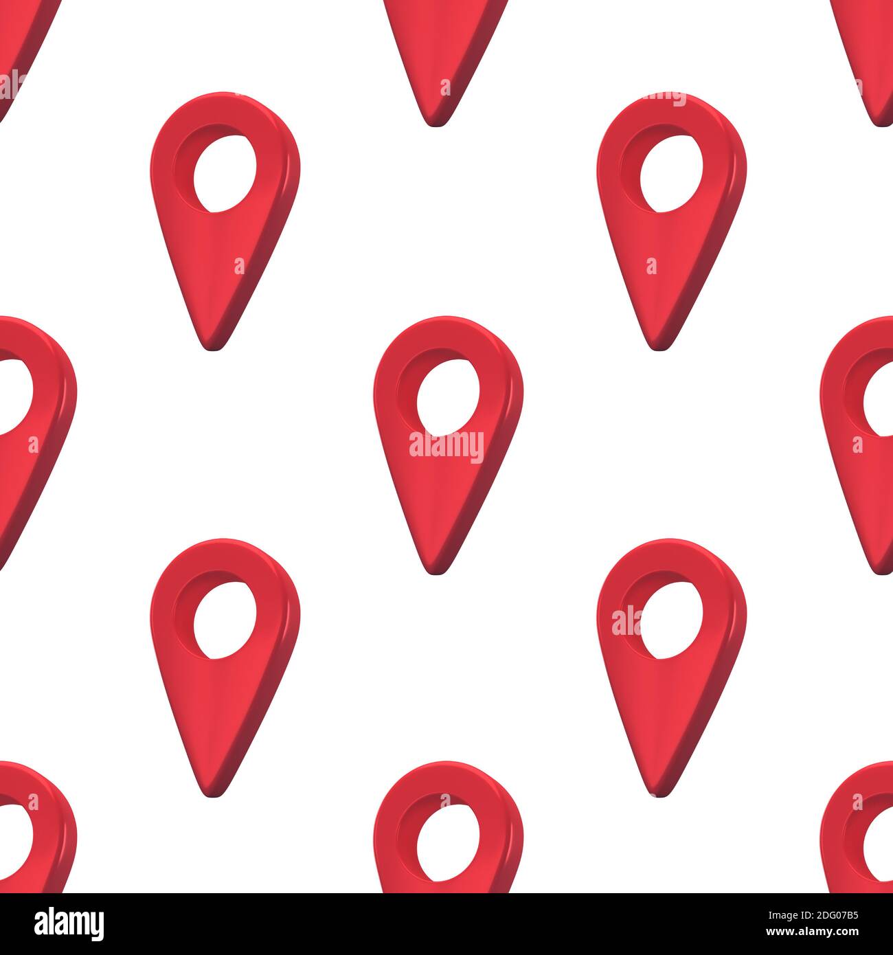 Map pin icon seamless pattern. Navigation, pointer, location, map, gps ...