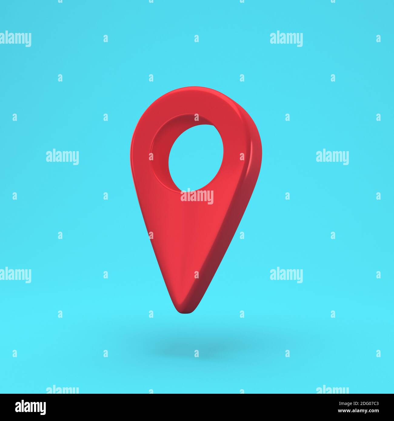Red Map pin icon isolated background. Navigation, pointer, location ...