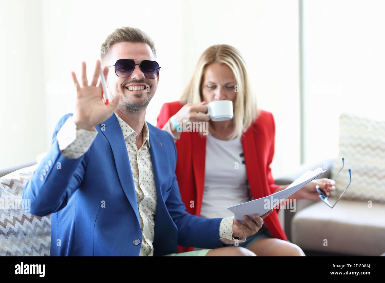 Professional business teamwork in office Stock Photo - Alamy