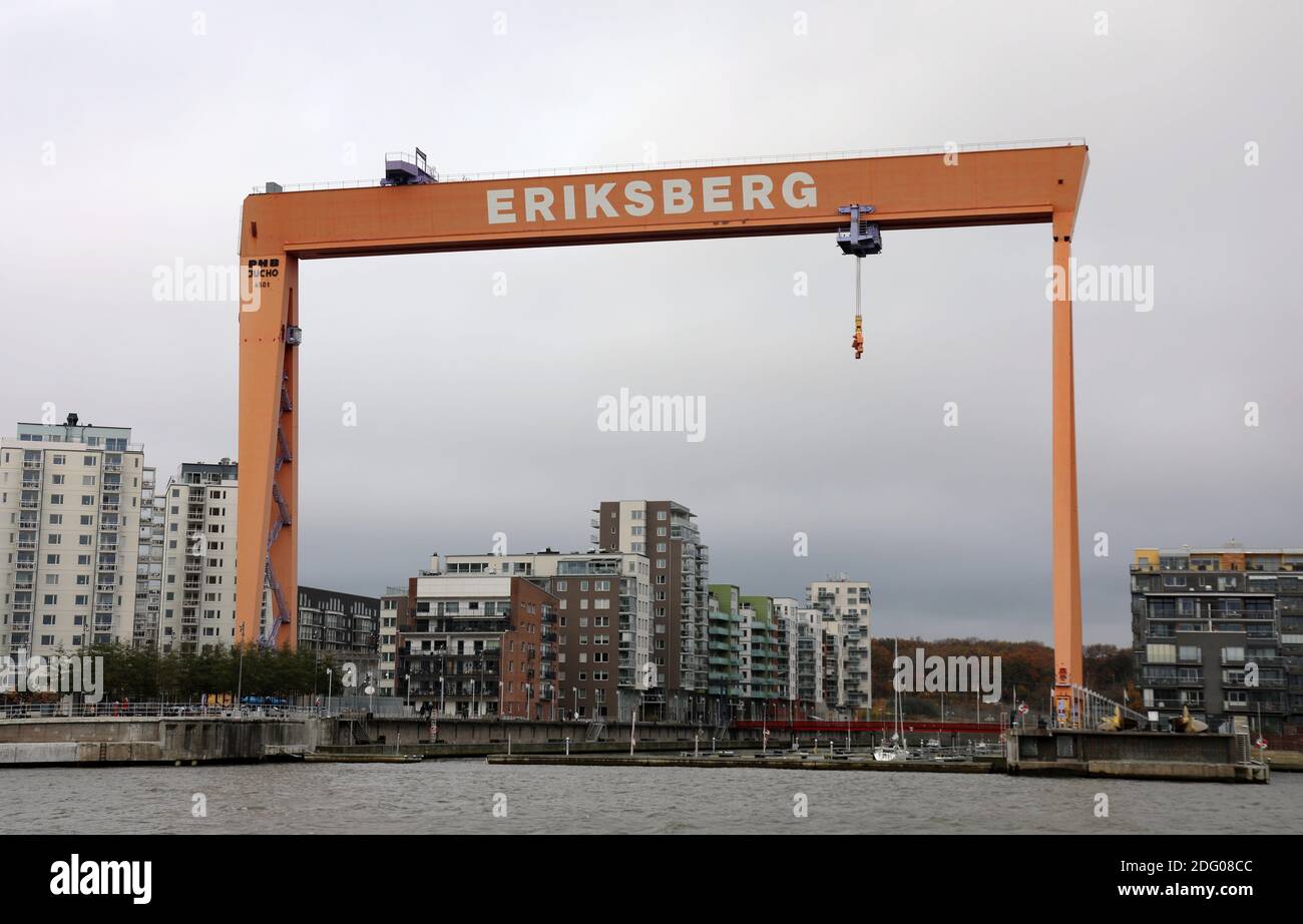 Eriksberg crane in Gothenburg Stock Photo - Alamy