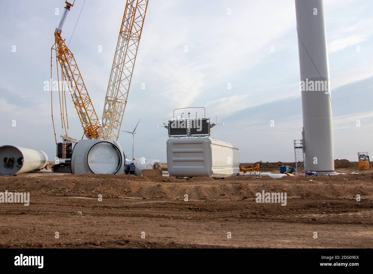 Installation of a wind generator, equipment and machinery for its ...