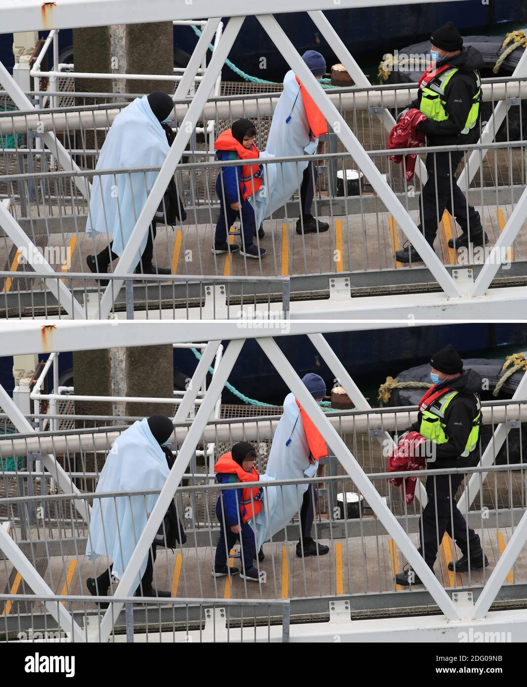 Note to eds: The picture at the top has been pixelated as the PA ...