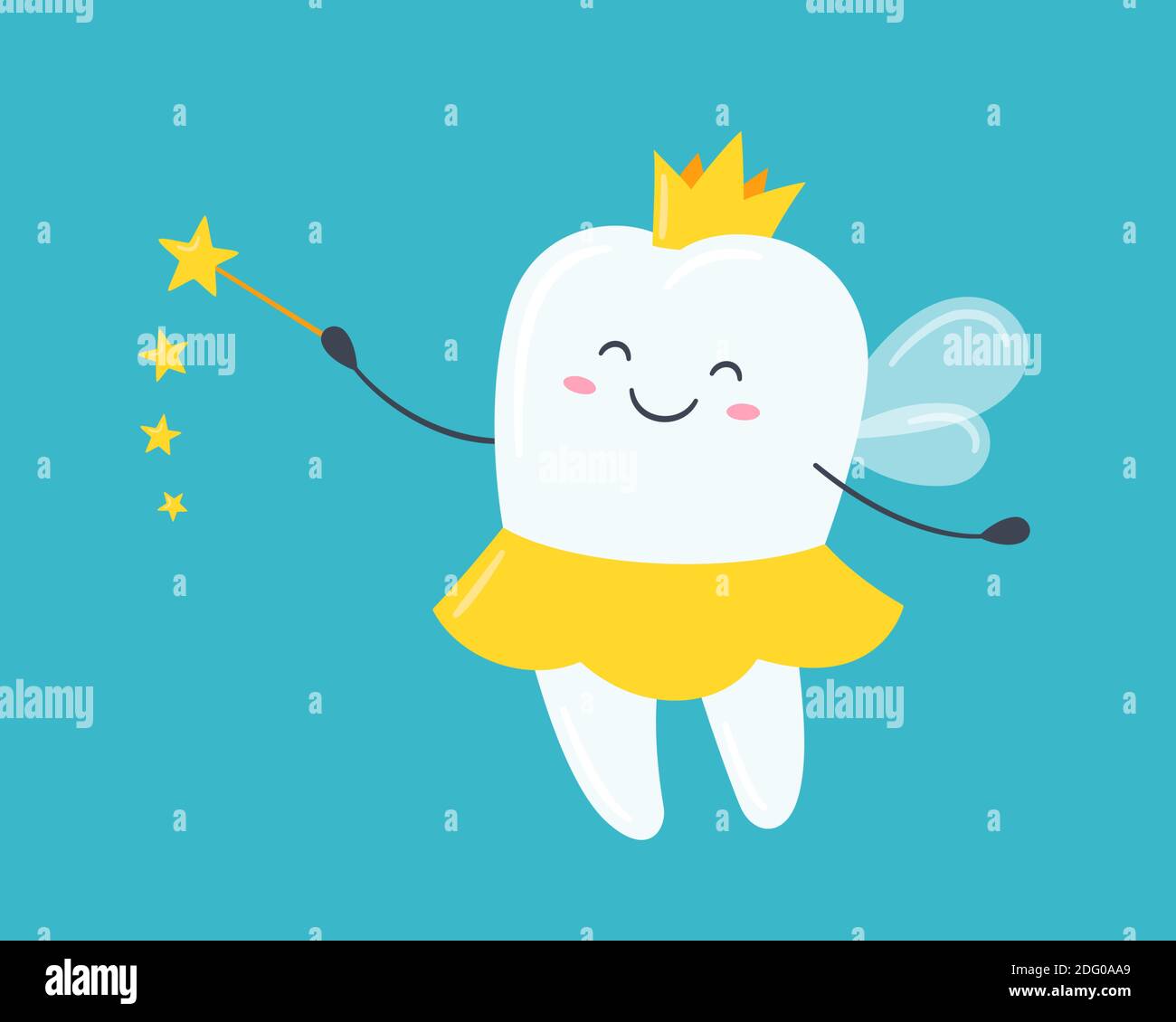 Cute Tooth Fairy Cartoon