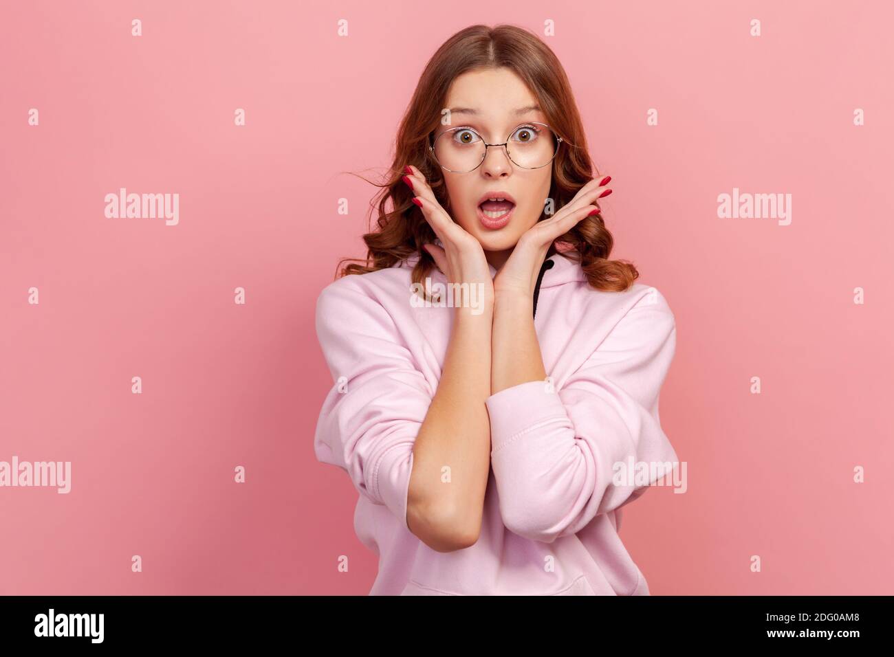 Overwhelm face hi-res stock photography and images - Alamy