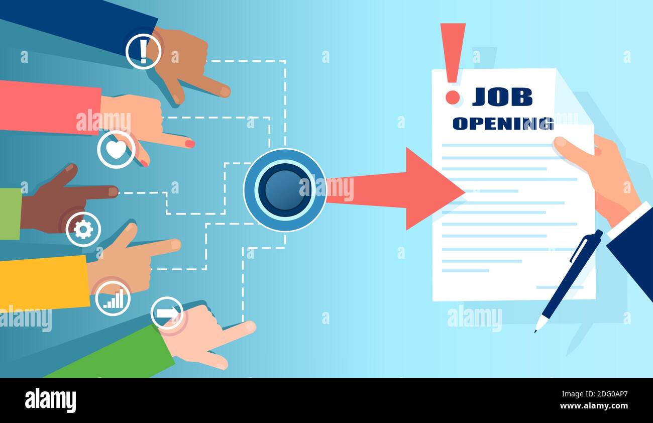 Recruiting Stock Vector Images - Alamy