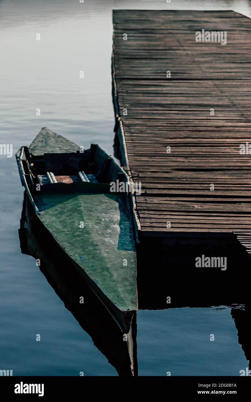 Boat at the port Stock Photo - Alamy