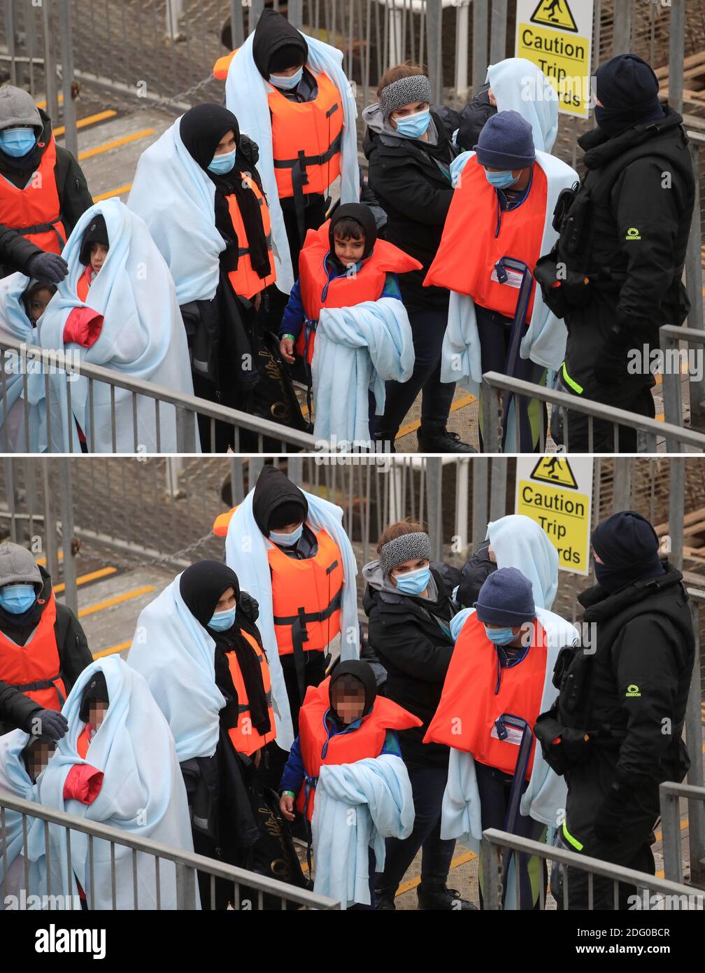 Note to eds: The picture at the bottom has been pixelated as the PA ...