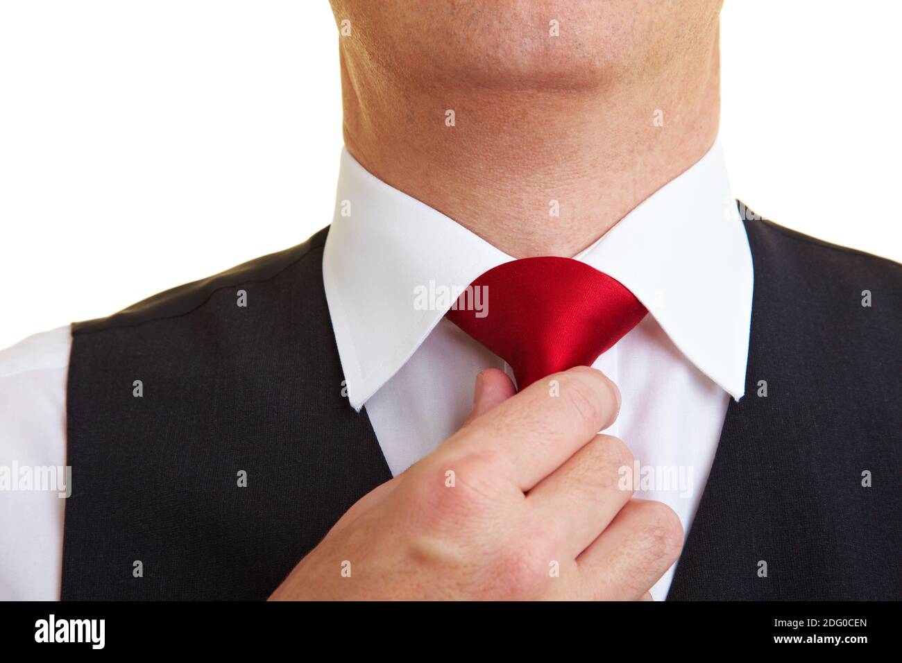 Check tie knots Stock Photo - Alamy