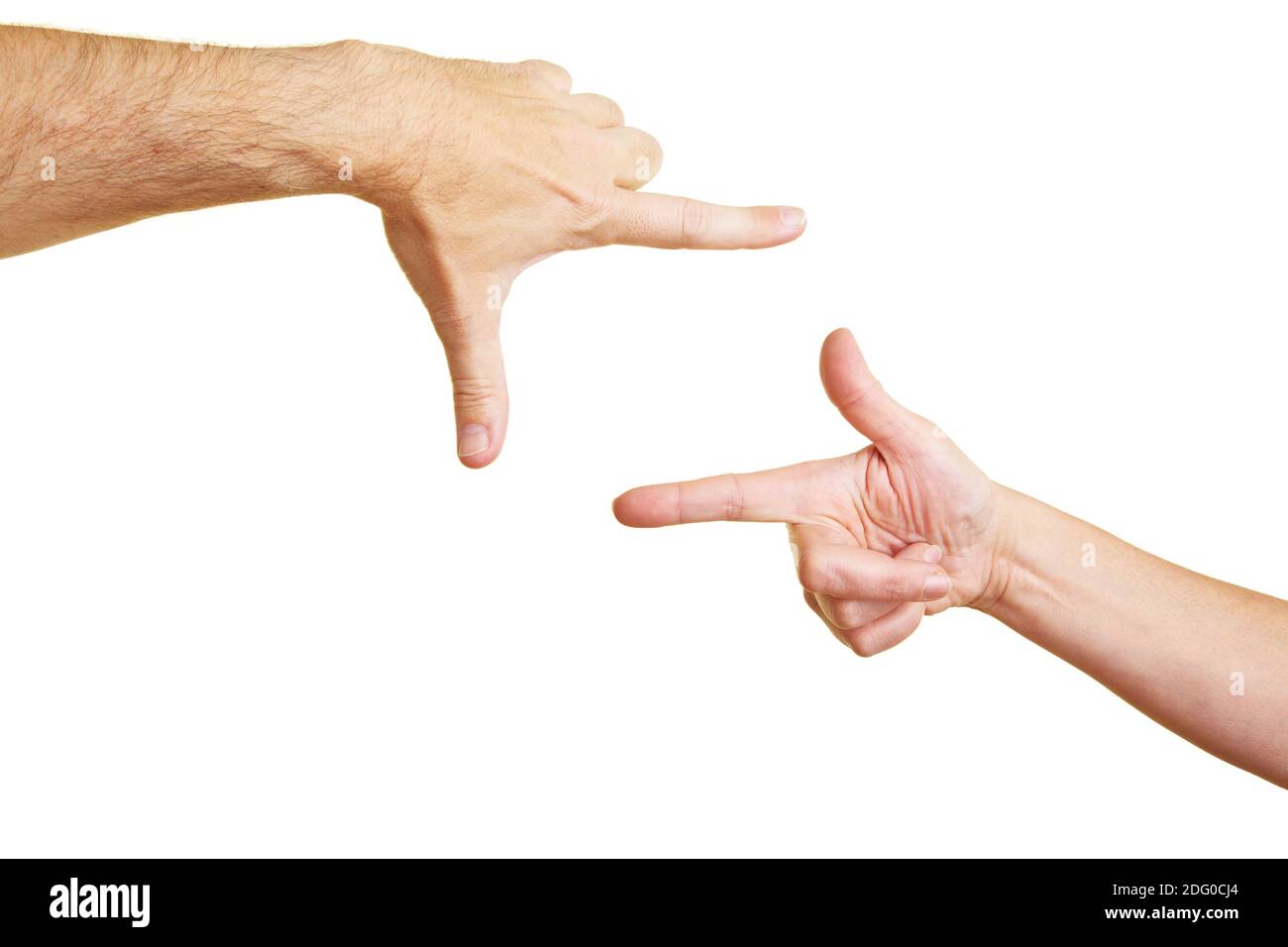 Frame made of fingers Stock Photo - Alamy